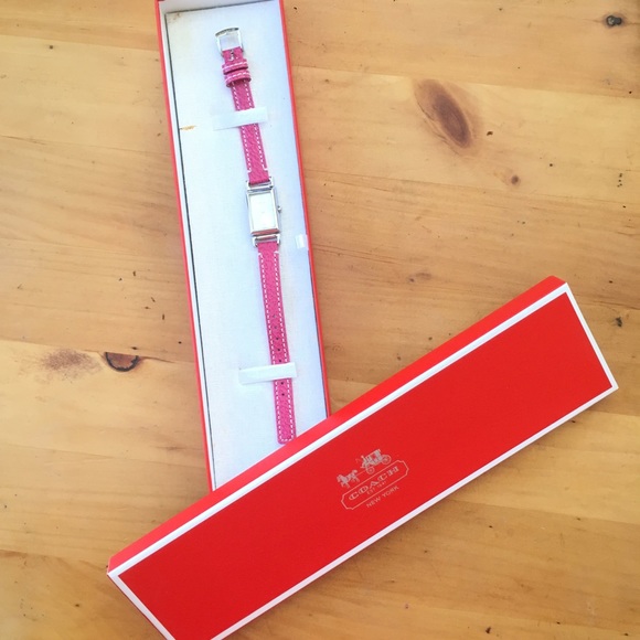 Coach | Jewelry | Nwt Coach Watch Pink | Poshmark